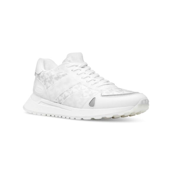 Michael Kors | Shoes | Michael Kors Mens White Mixed Media Miles ...
